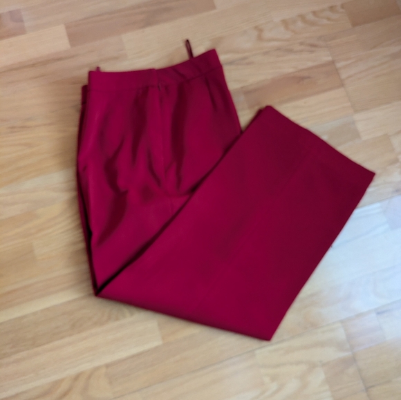 Kasper | Pants & Jumpsuits | Kasper Pants Womens Red Polyester Size 2 ...
